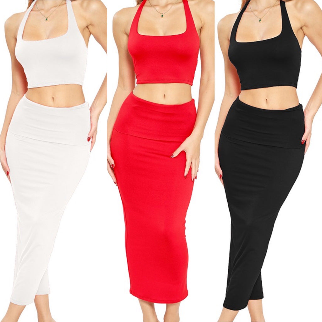 Havannah Halter Skirt Set – Baddieville
